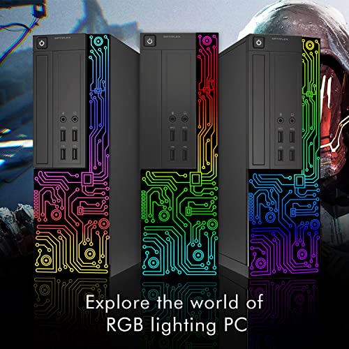Dell Optiplex Small Desktop Computer (SFF) PC | Quad Core Intel i5 (3.2GHz) | 16GB DDR3 RAM | 512GB SSD | 24 Inch Monitor | RGB Gaming Keyboard & Mouse , Headset | Windows 10 Pro (Renewed)