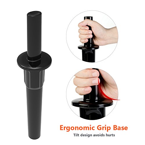 EVERIE Tamper Compatible with Vitamix Classic Standard 64 Oz Containers (9.5ββ Long Arm), Not Compatible with Low Profile 64 Oz Containers