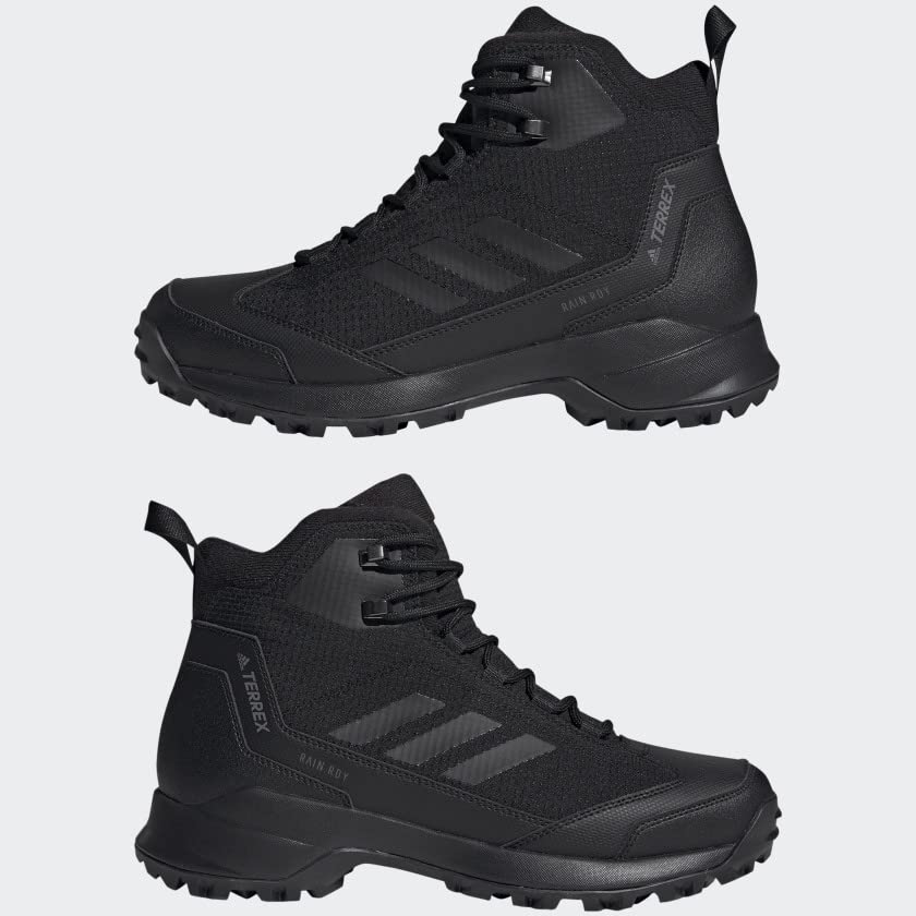 adidas Men's Terrex Heron MID CW CP, Black/Black/Black, 7 D US