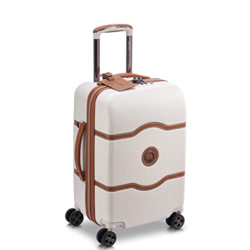 DELSEY Paris Chatelet Hardside 2.0 Luggage with Spinner Wheels, Angora, Carry-on 19 Inch