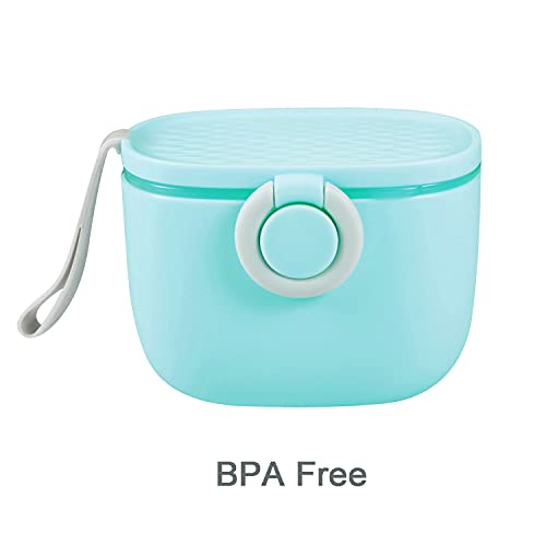 PandaEar Baby Infant Formula Dispensers Mixers| Portable Container Scoop Included| Travel Outdoor Activities (Blue)