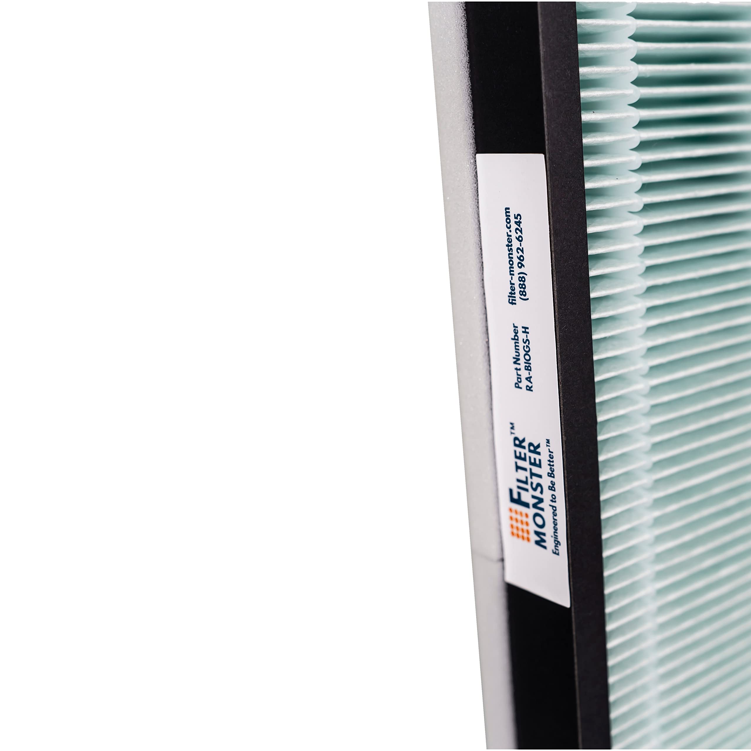 Filter-Monster True HEPA Replacement Value Pack compatible with Rabbit Air SPA-550A and SPA-625A Air Purifiers, includes Carbon and HEPA Filter