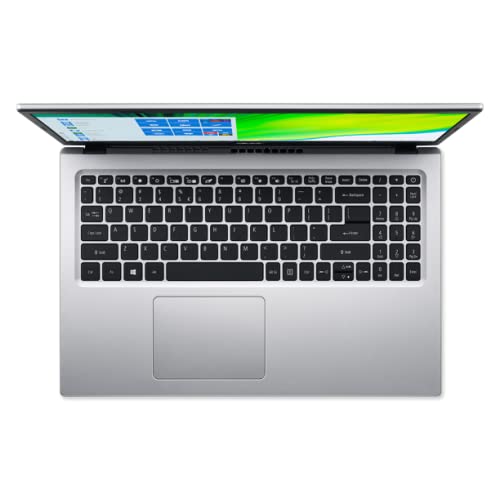 acer 2022 15.6 Full HD Laptop, FHD Display, Aspire 1, Intel Celeron N4500, 8GB DDR4, 128GB eMMC, Windows 10 S Mode, 1 Year Microsoft 365+ YSC Accessory (Silver)