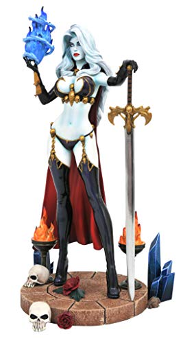 DIAMOND SELECT TOYS Femme Fatales: Lady Death IV PVC Figure,Multicolor,9 inches