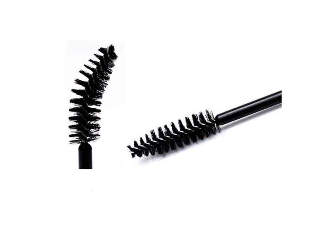 SINEN 50 PCS Disposable Eyelash Brush Mascara Brushes Makeup Brushes Kits for Eye Lashes Extension Eyebrow and Makeup (balck)
