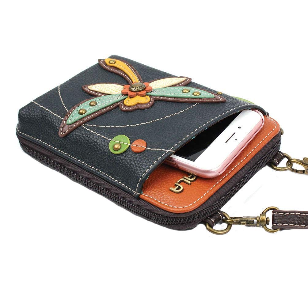 Chala Dragonfly Wallet Crossbody Handbag - Convertable Strap