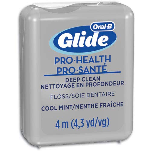 Glide Deep Clean Floss Cool Mint 4m (4, 3 yd/vg) (Pack of 12)