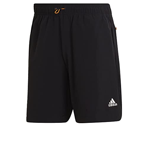 adidas Men's TRVL Lightweight Shorts, Black, Large