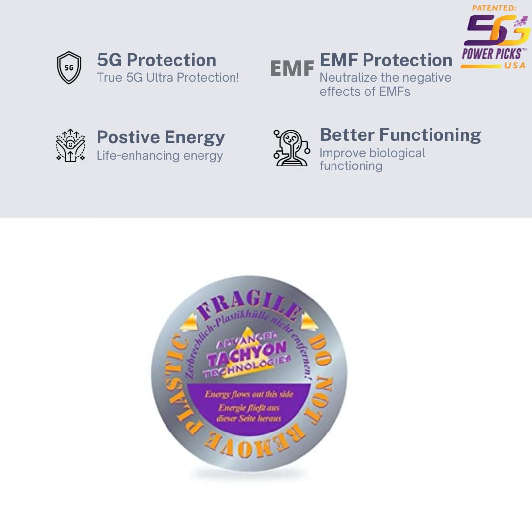 Tachyon Silica Disk (3-inch/7.5cm) | 5G/EMF Protection for Electronic Devices | WiFi, Circuit Breakers, Computers, Tablets