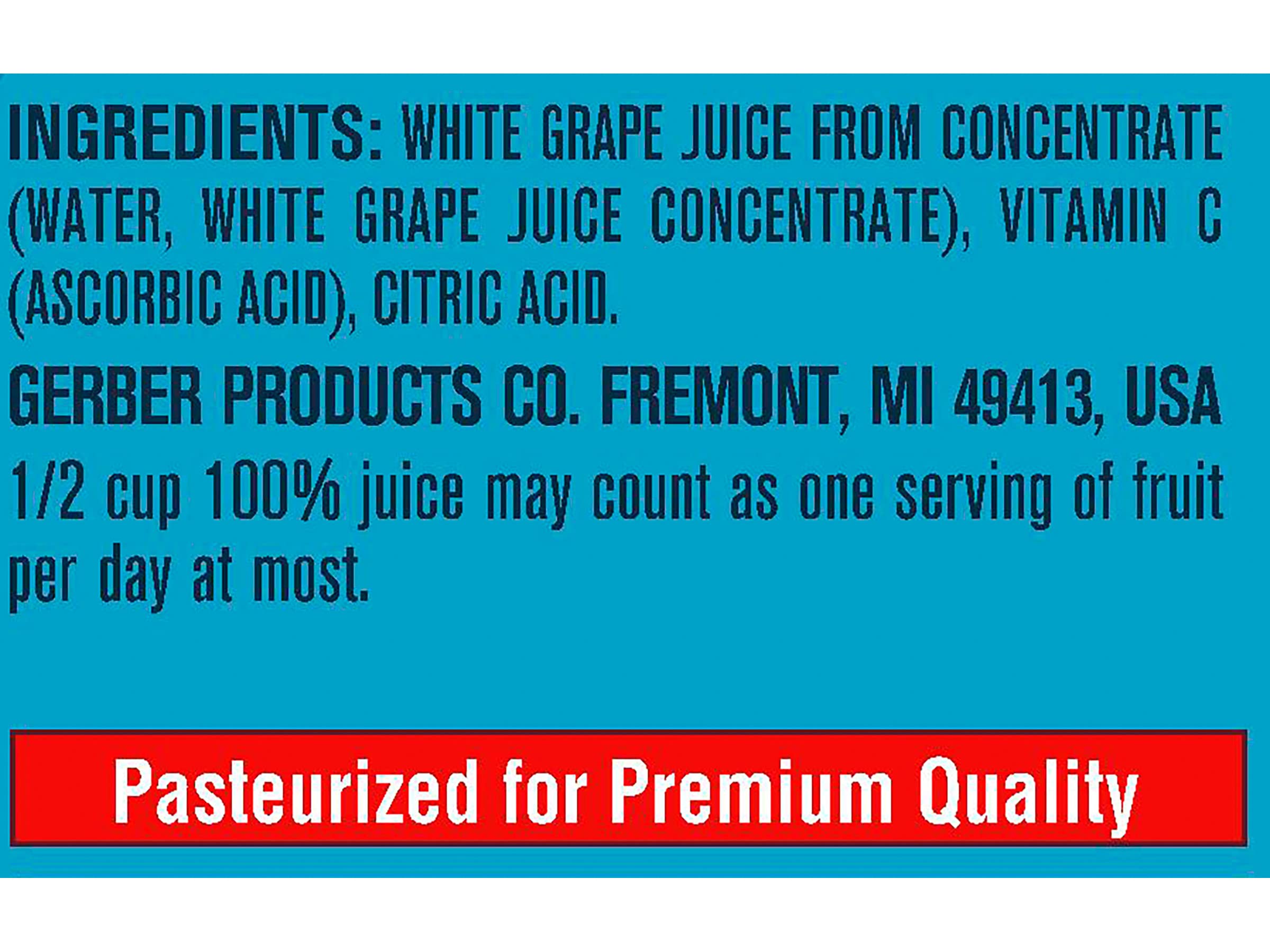 Gerber 100% White Grape Juice, 32-Ounce Bottles (Pack of 6)