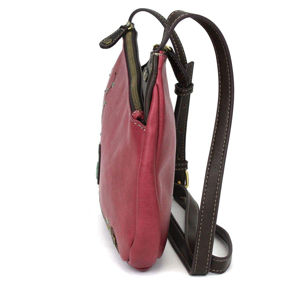 Chala Handbags Bird Criss Cross Crossbody Handbag Purse
