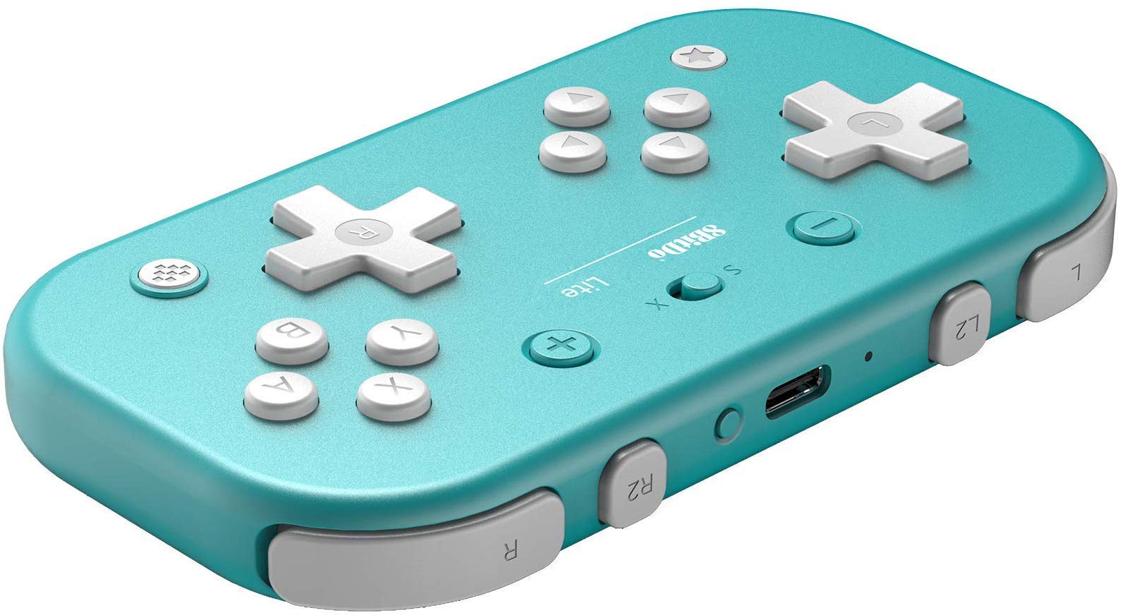 8Bitdo Lite Bluetooth Gamepad for Nintendo Switch Lite, Nintendo Switch & Windows (Turquoise Edition) (Renewed)