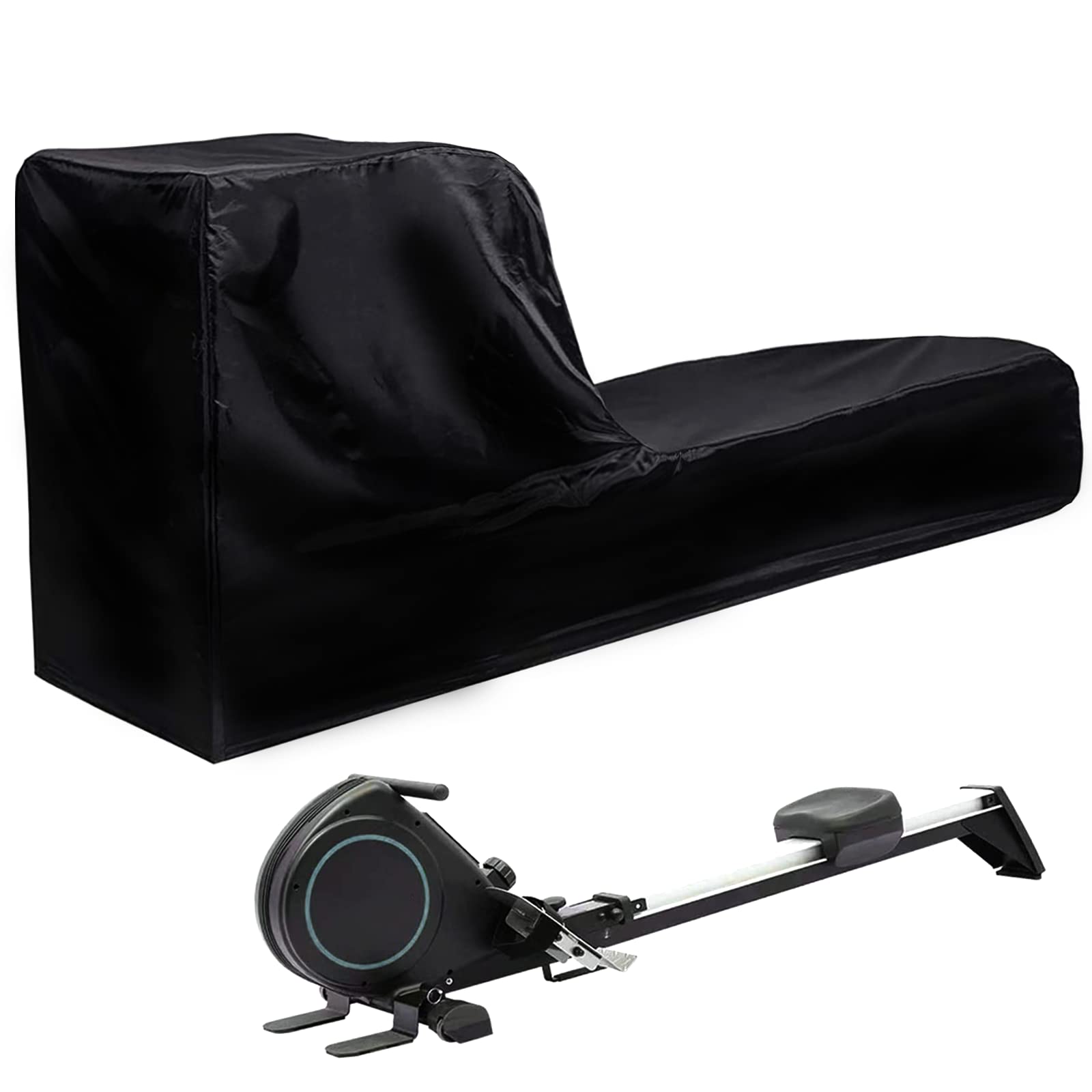 95'' x 24'' x 40'' Rowing Machine Protective Cover, Fitness Equipment Protective Cover, Oxford Fabric, Dustproof Waterproof Covers