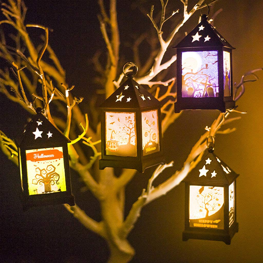 CCOOfhhc Halloween Pumpkin Lights Lanterns,Light Lamp Door Room Decoration LED Pumpkin 3D Lights for Indoor Outdoor Party Ideas