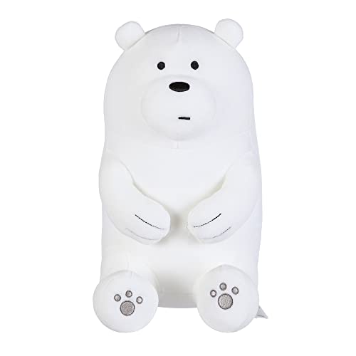 MINISO 11" We Bare Bears Plush Toy - Ultrasoft Stuffed Animals for Kids, Toddlers, Boys, Girls - Cute Kawaii Pillow for Valentine's Day, Christmas - Officially Licensed by We Bare Bears
