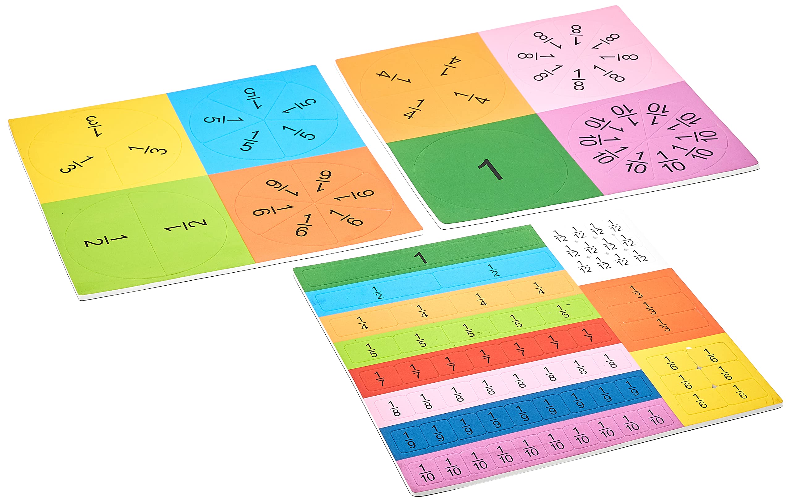 Didax Educational Resources Magnetic Fraction Tiles