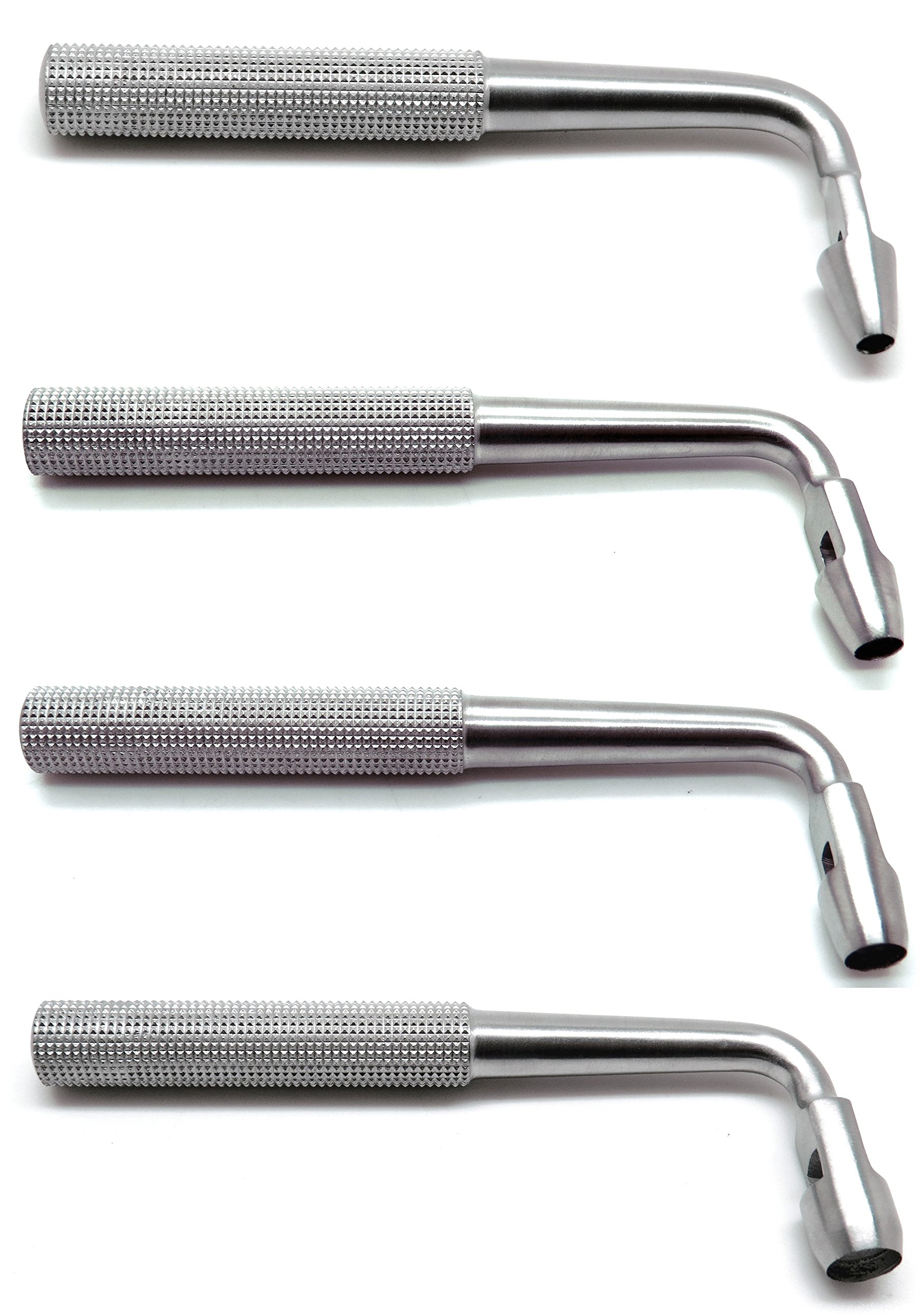Dental Tissue Punch Angled 4mm, 5mm, 6mm, 8mm Surgical Implant Stainless Steel 4 Pcs Instruments