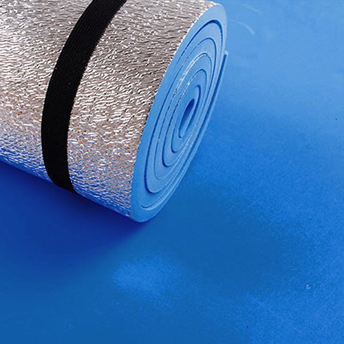 Afco Camping Yoga Roll Foil Foam Backed Sleeping Mat Tent Exercise