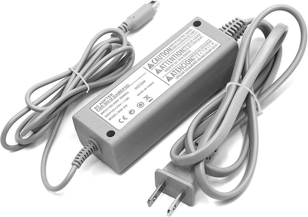 Charger for Nintendo Wii U Gamepad, Replacement Power Supply AC Adapter Wall Charger for Nintendo Wii U Gamepad Controller