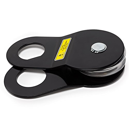 Driver Recovery Products 8-Ton Snatch Block - Heavy Duty 16,000 lb (8T) Capacity Pulley Accessory