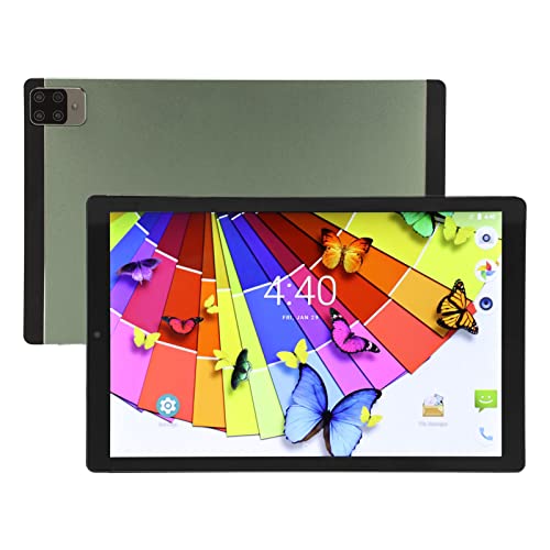 Airshi Office Tablet, Night Mode HD Tablet 3 Card Slots US Plug 100‑240V 10 Inch IPS 6GB RAM for Work (US Plug)