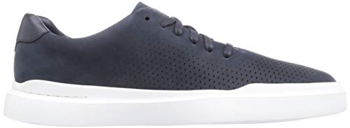 Cole Haan Men's Grandpro Rally Laser Perf Sneaker, Navy Ink Nubuck, 10