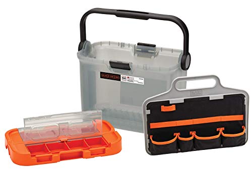 BLACK+DECKER 20V MAX Drill with Home Tool Kit, 66-Piece (BCKSB62C1)
