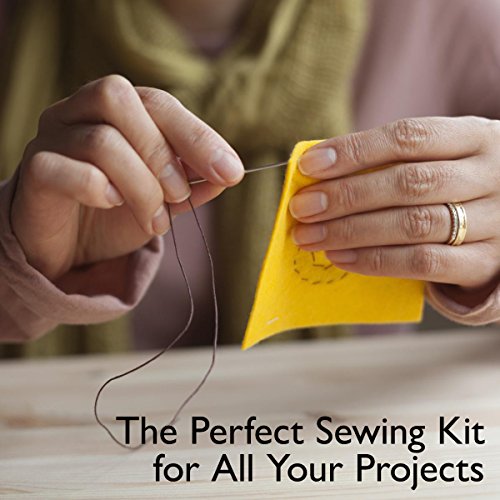 Craftlab Best Mini Sewing Kit with Sewing Survival Ebook, 78 Emergency Accessories For Home, Travel, Emergency