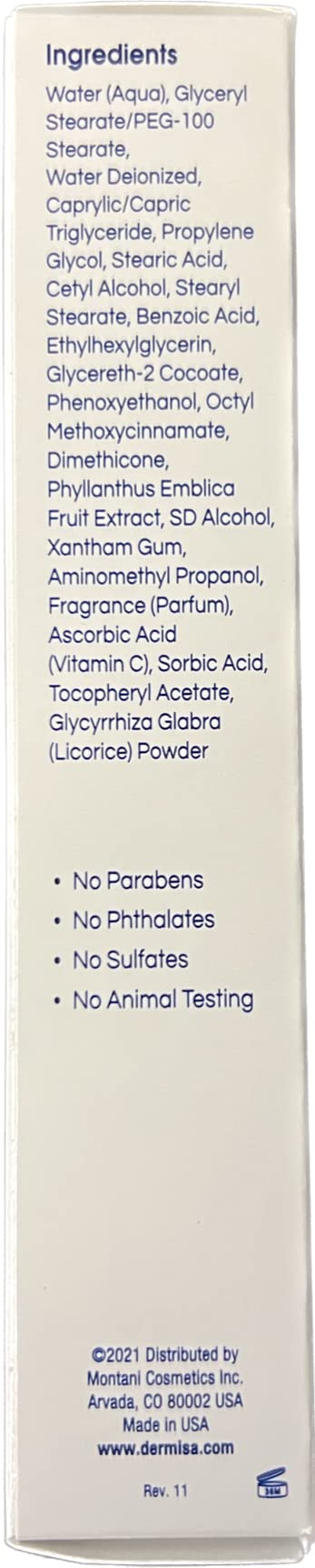 Dermisa Skin Fade Cream with Vitamin C | Helps Reduce Dark Spots and Age Spots | All Skin Types | 1.78 OZ | Pack of 3
