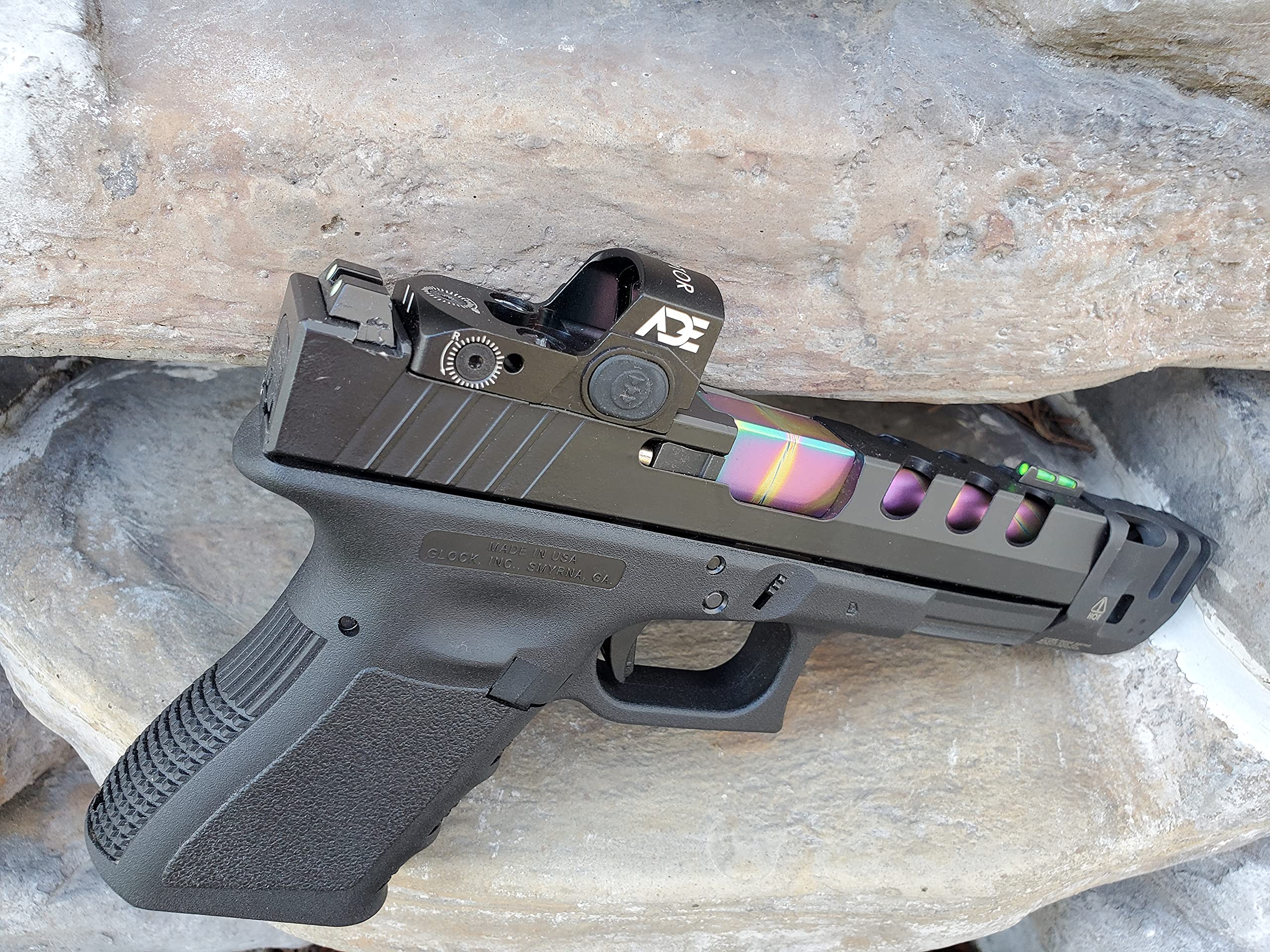 Ade Advanced Optics 2MOA RD3-020 Raptor Red Dot Sight for Optics Ready Pistol That is Compatible with RMR fooprint Optics Such as Holosun HS407C/HS507C/HS507T and Riton X3 Tactix PRD.…