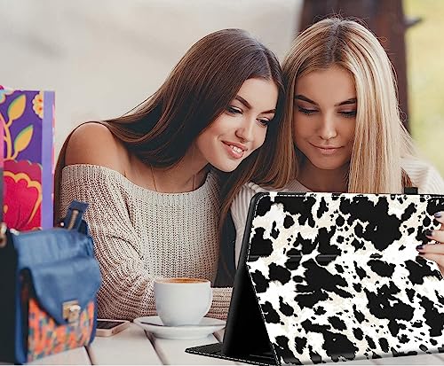 Case for All-New Amazon Kindle Fire 7 (2022 Release-12th Generation), Multi-Angle Smart Stand Cover Auto Sleep/Wake for Amazon Kindle Fire HD 7 Tablet,Cow Skin Pattern
