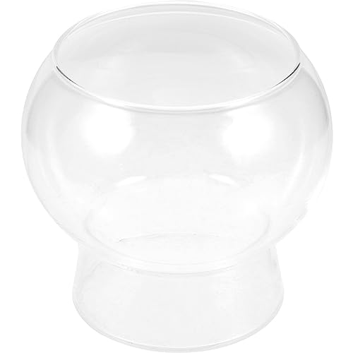 Angoily Juice Glass Crystal Dessert Bowl, 4.3-Inches Ice Cream Bowl,Glass Bowl for Sundae Salad Fruit Pudding Yogurt Snack Candy Trifle, Kitchen Prep Holiday Party Wedding(Pedestal)