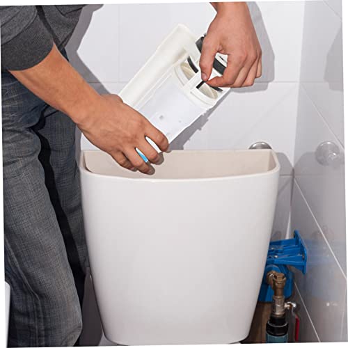 BETOOKY 1 Set Float Valve Water Valve Fill and Dual Flush Conversion System Toilet Flusher Replacement Kit Toilet Replacement Parts inside Tank Whelping Kit Mute Button Toilet Fill Valve