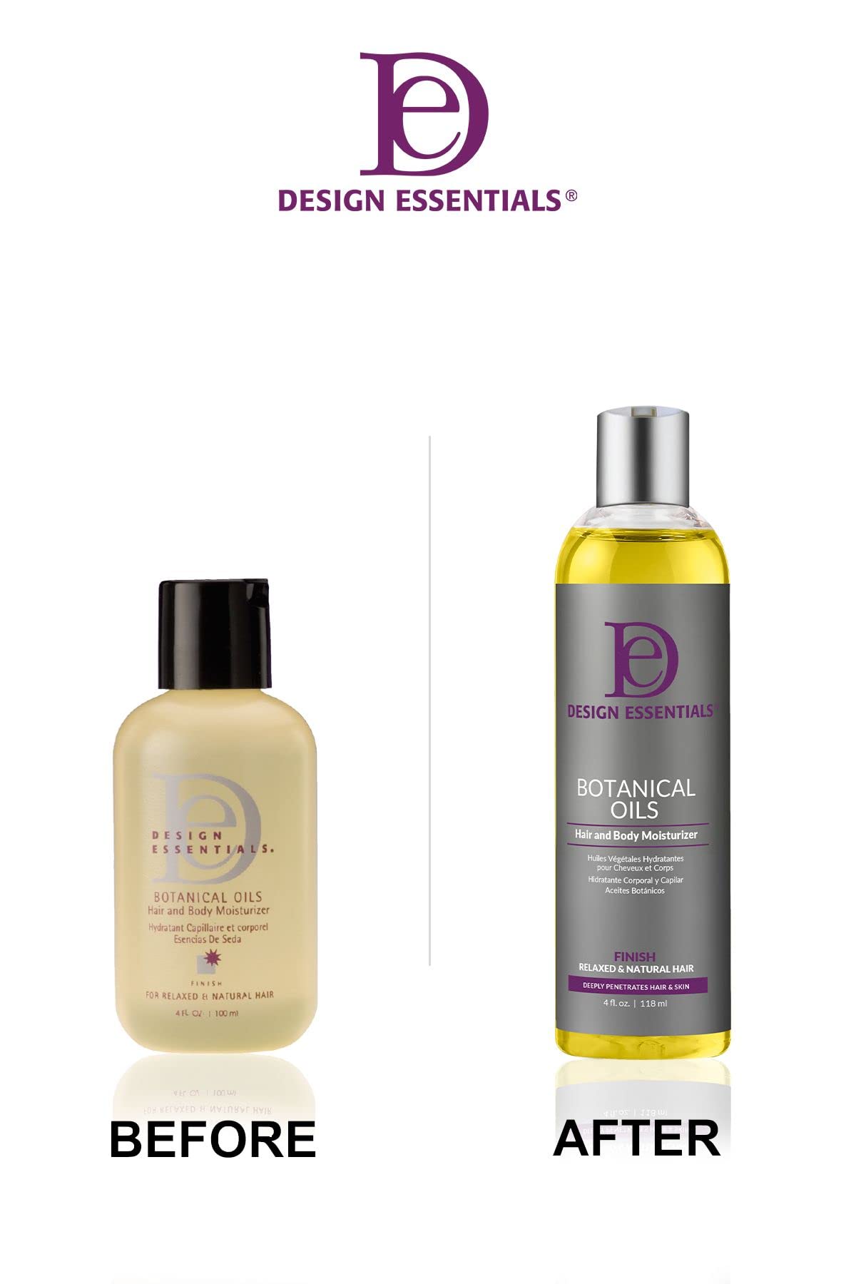 Design Essentials Botanical Oils Hair And Body Moisturizer For Relaxed & Natural Hair- 4 Oz