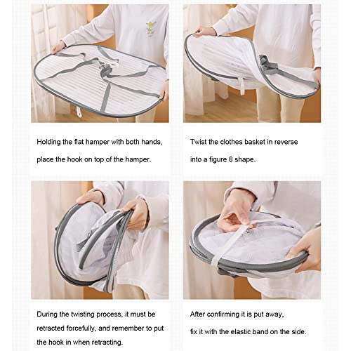 Bakidn Herb Drying Rack 3 Layer Hanging Mesh Net for Plants Hanging Drying Fish Net Foldable Hanging Mesh Dryer for Buds, Fruits, Hydroponics Flowers, Vegetables, Fish, or Clothes, Doll