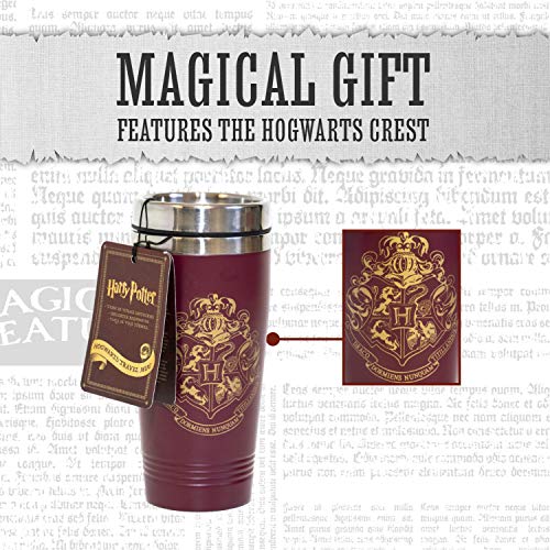 Paladone Harry Potter Hogwarts Travel Mug - Commuter Coffee Cup,450 ml