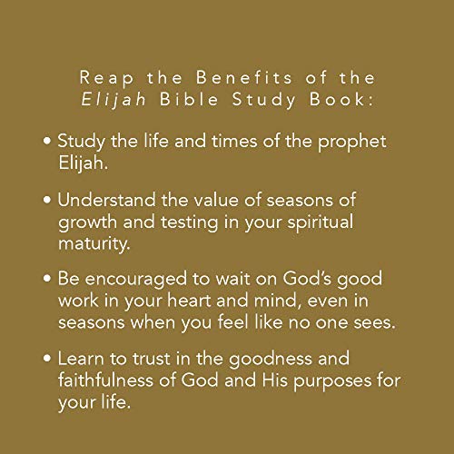 Elijah: Faith and Fire - Bible Study Book