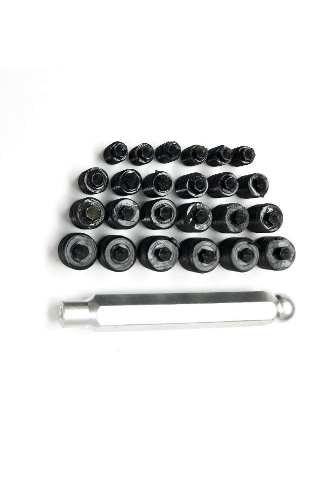 HHIP 3601-0511 25 Piece 1/4-20, 5/16-18, 3/8-16, 7/16-14 Transfer Screw Set (Pack of 1)