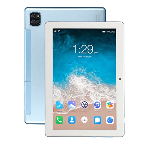 8 Inch Tablet, Octa Core CPU Processor 1920x1080 IPS Screen Tablet 4G RAM 64G ROM for Home for Travel (US Plug)