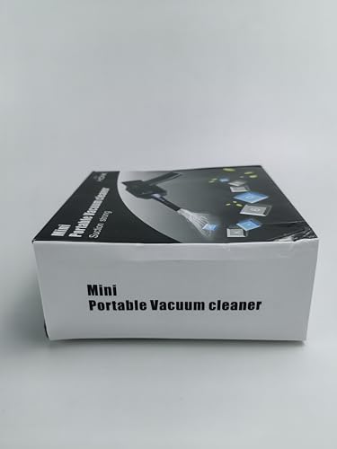 Keyboard Cleaner Powerful Rechargeable Mini Vacuum Cleaner, Cordless Portable Vacuum-Cleaner Tool for Cleaning Dust, Hairs, Crumbs, Scraps for Laptop, Piano, Computer, Car, Makeup Bag, Pet House