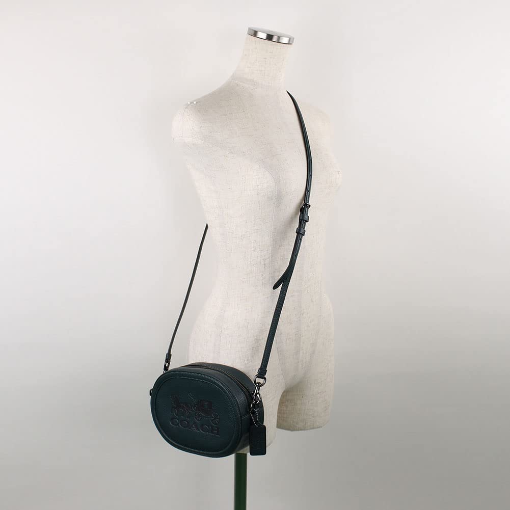 Coach Womens Camera Bag With Horse And Carriage (QB/Forest)