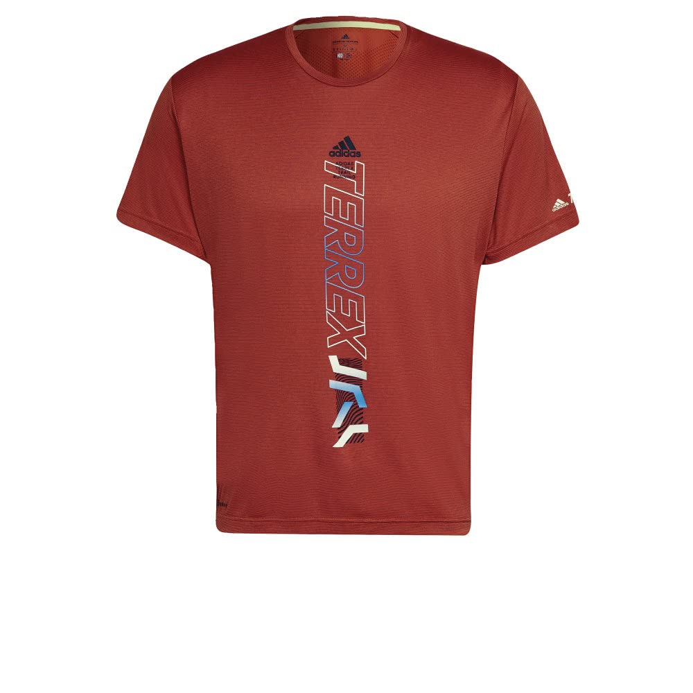 adidas Men's Agravic Tee, Altered Amber, X-Large