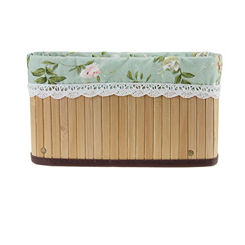 FakeFace Handmade Foldable Wicker Storage Basket with Liner Home Office Kitchen Desktop Closet Nursery Toys Books Tidy Tray Organizer Bin Bedroom Bathroom Toiletries Laundry Storage Tote Hamper Gift