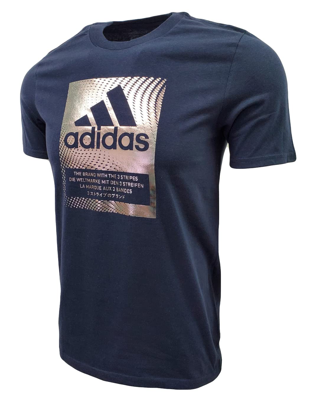 adidas Badge of Sport Box Tee Legend Ink/Silver Metallic SM