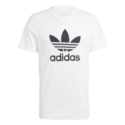 adidas Originals Men's Adicolor Classics Trefoil T-Shirt, White, Medium