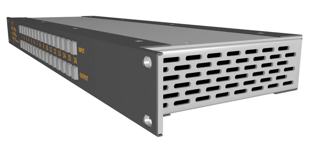 MSC-XD0816L Matrix Switch 8 Input 16 Output 3G-SDI Video Router with Button Panel