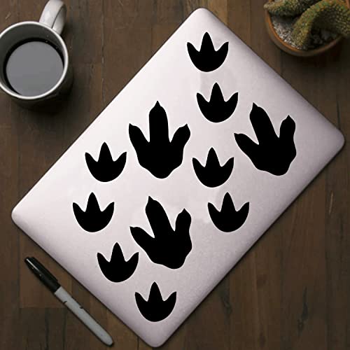Dinosaur Footprints Stickers 45 pcs Dinosaur Tracks Decals Removable Peel and Stick Wall Stickers Baby Nursery Removable Wall Decor Decals 