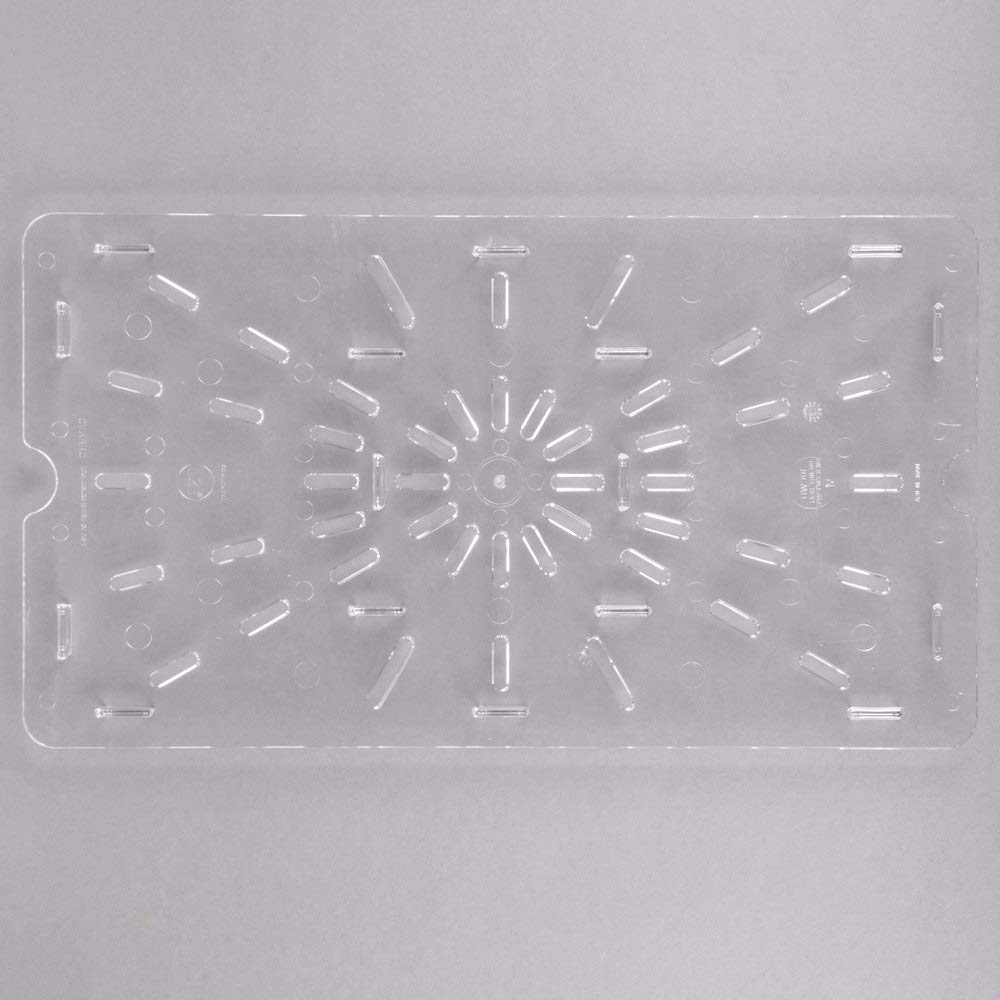 Food Pan Drain Shelf 1/1 Camwear Clear