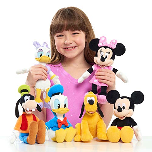 Disney Junior Mickey Mouse Small Plushie Donald Duck Stuffed Animal, Kids Toys for Ages 2 Up by Just Play