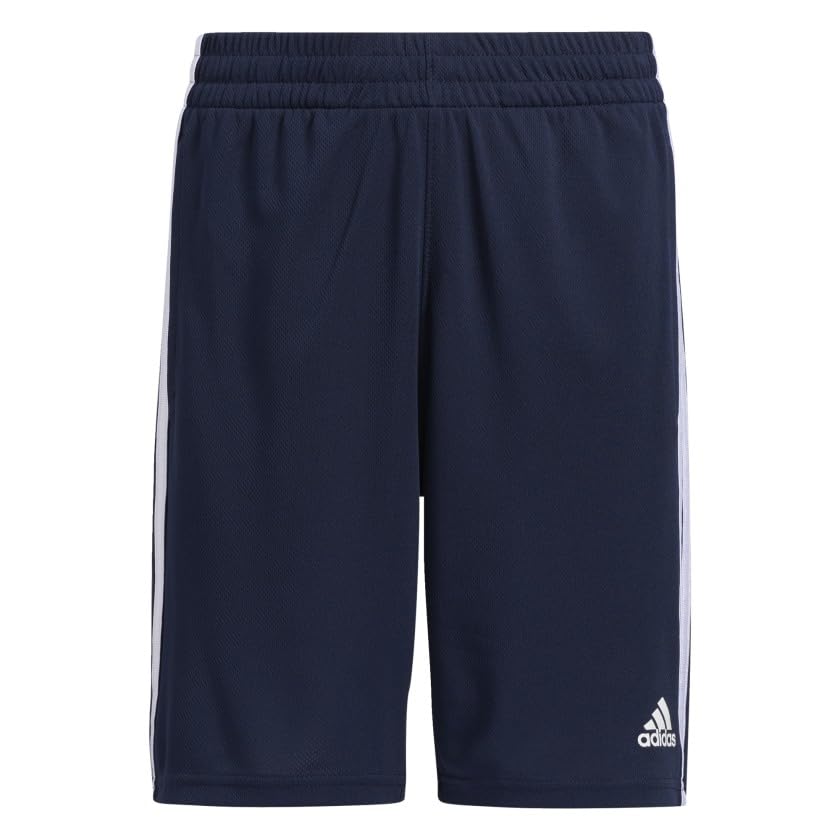 adidas boys Adi Clsic 3s Shorts, Collegiate Navy, Large US
